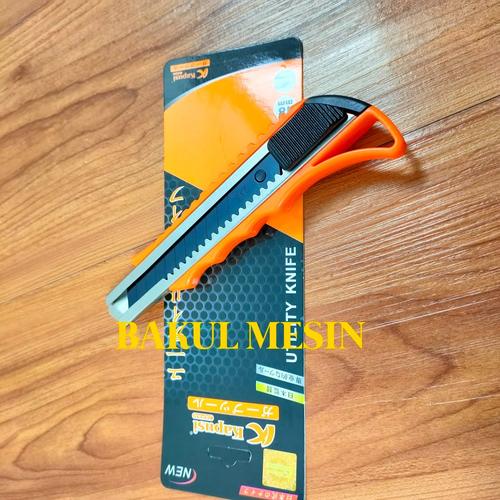 Jual KAPUSI K8746 PISAU CUTTER CUTER UTILITY KNIFE 18MM - Kota Bekasi - BAKUL MESIN | Tokopedia
