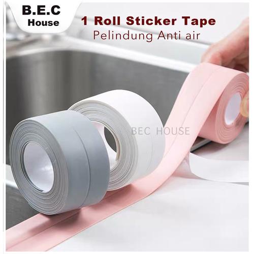 Jual Tape Perekat Sticker Anti Jamur Air Minyak PVC Wastafel Dapur ...