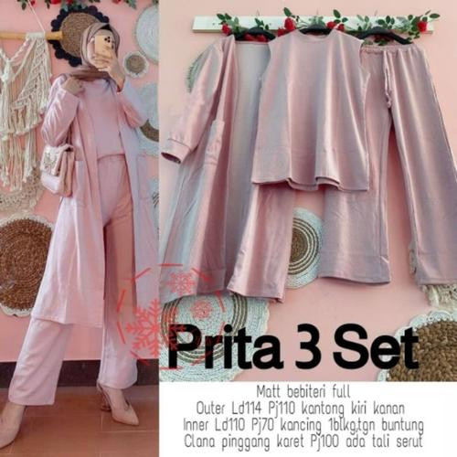 Jual Set Setelan Perempuan Tunik Kekinian Rompi Kardigan Muslim Murah ...