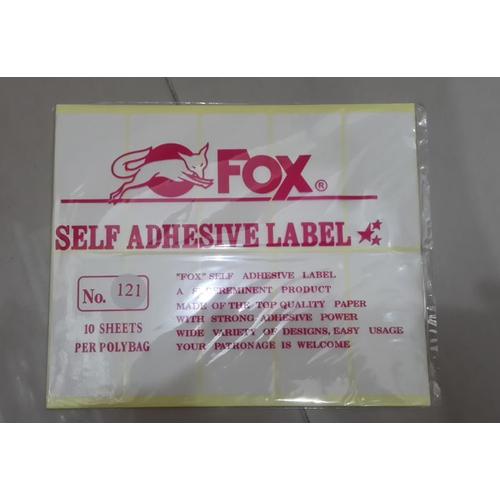 Jual Label stiker/sticker label/label undangan fox - Kota Bandung ...