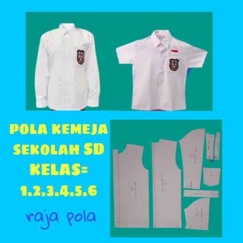 Jual pola instan kemeja seragam sekolah SD - 1.2.3.4.5.6 - Kota Tangerang - Meggan shop | Tokopedia