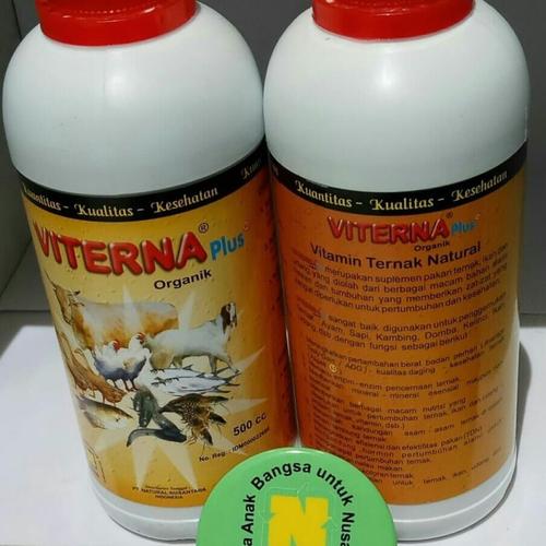 Jual VITERNA Plus 500cc vitamin ternak nasa / vitamin napsu makan ...