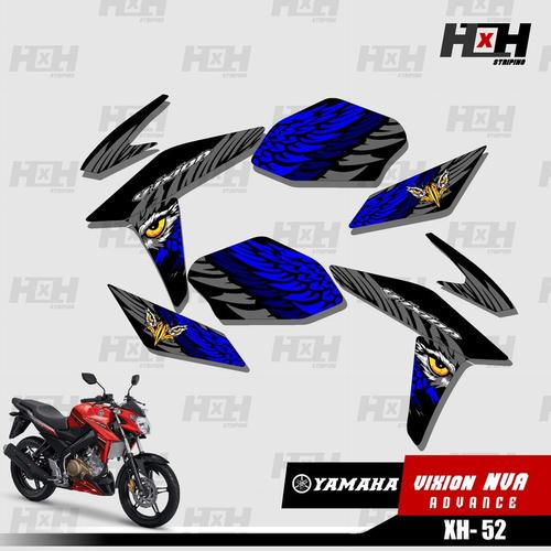 Jual Sticker Striping Variasi Vixion 2015 2016 New Advance NVA Desain 52 - Kab. Pati - HXH ...