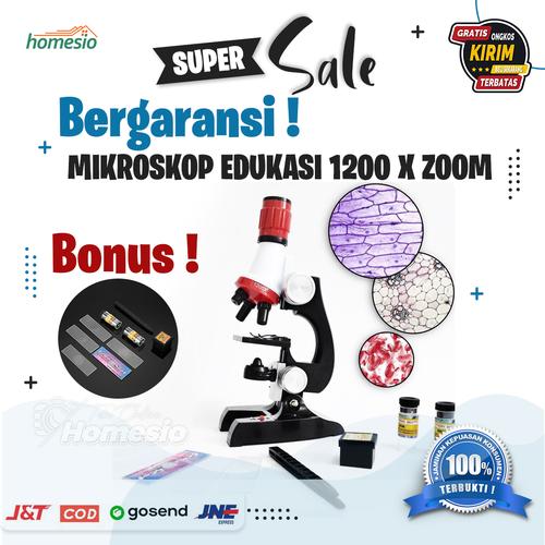 Jual MIKROSKOP EDUKASI 1200 X ZOOM MAGNIFICATION MICROSCOP SEKOLAH ...