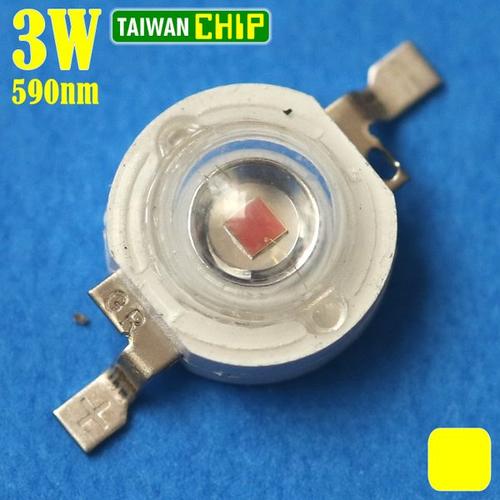 Jual HPL 3W 590nm Kuning Yellow LED APILL Strobo 100LM Taiwan Chip 38 ...