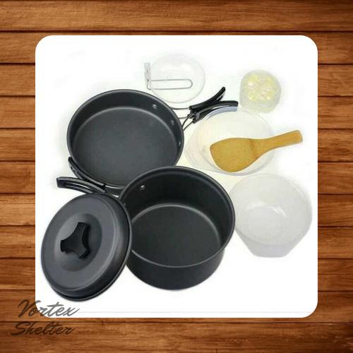 Promo Cooking Set Alat Masak Panci Portable Nesting Camping Outdoor WH ...