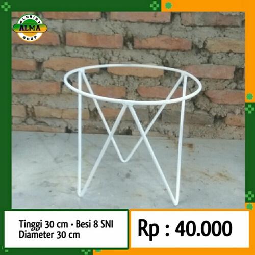 Jual Standing Pot bunga besi besar 30 cm - D30 T25 - Kab. Bogor - KING ...