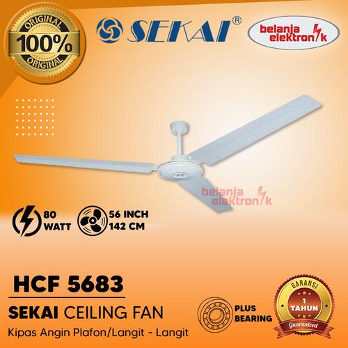 Jual KIPAS ANGIN PLAFON SEKAI HFC 5683 CEILING FAN BALING BALING 56 ...