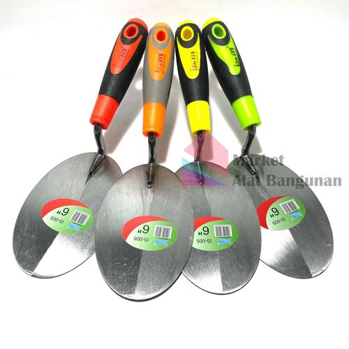 Jual Sendok Tembok Gagang Karet Tebal IGM / Sendok Semen Aduk Bulat ...