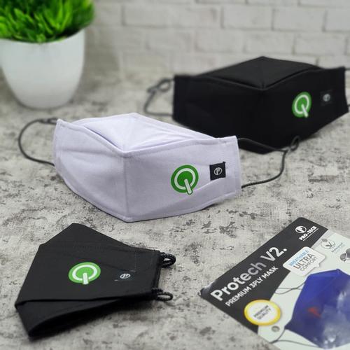 Jual Pro-Tech V2 MASK custom nama atau logo - 1 sisi print - Jakarta ...