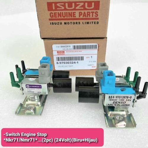Jual Switch Engine Stop Switch Pembunuh Isuzu Elf NKR71 NMR71 1 Set 24V ...