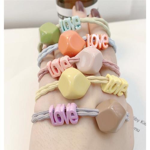 Jual IK124 Ikat Rambut Korea Love Letter Head Band Hair Accessories ...