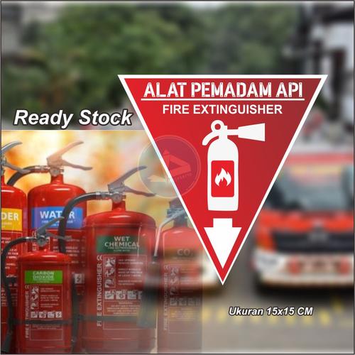 Jual STICKER VINYL APAR FIRE EXTINGUISHER STIKER PEMADAM - 30x30 - Kab ...