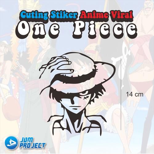 Jual [Langsung Jadi] STICKER ONE PIECE STICKER LUFI KARTOON KARAKTER ...