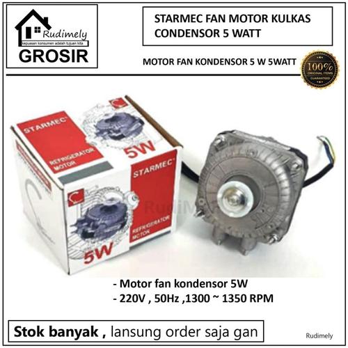 Jual KONDENSOR Kulkas 5W MOTOR FAN STARMEC/FAN MOTOR CONDENSOR 5WATT ...