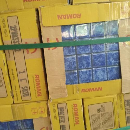 Jual Roman keramik Dinding Pwa33712 Precut dPasific Navy ukuran 30x30cm ...