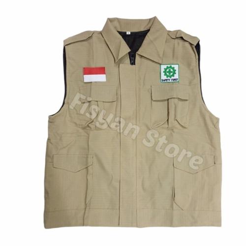 Jual Rompi Safety | Rompi Safety First | Rompi K3 - Hitam, XXL ...