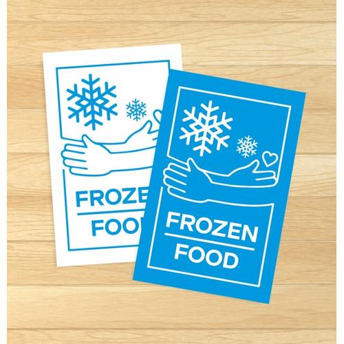 Jual Sticker Label Frozen Food Stiker Makanan Beku 8,5 x 5,5 cm (100 ...