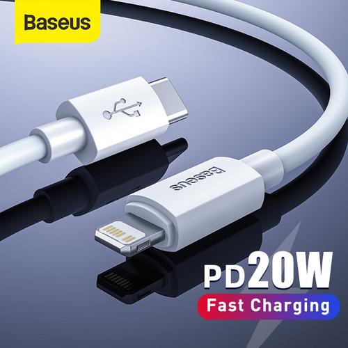 Jual Baseus Kabel data Type C to lightning PD 20w Fast charging Iphone ...