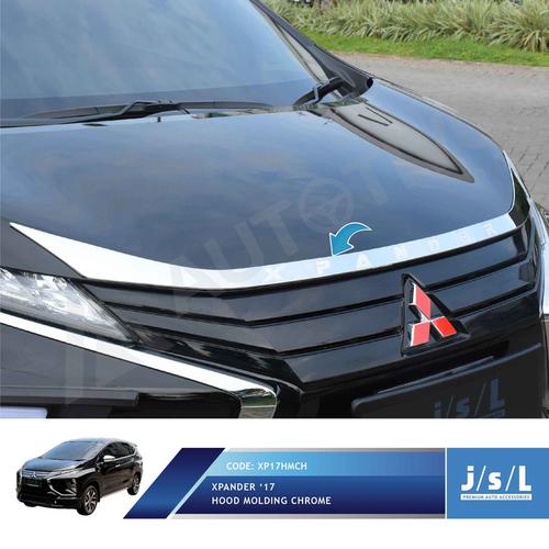 Jual Lis Kap Mesin Mitsubishi Xpander Hood Molding Chrome - Jakarta ...