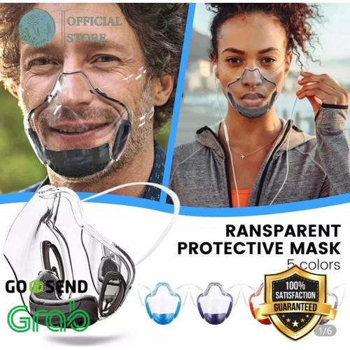 Jual Masker Transparan Masker Bening Premium Face Shield Akrilik New ...