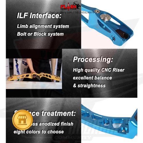 Jual Riser Recurve ILF Sanlida X10 - Hitam - Hitam - Kab. Bekasi ...