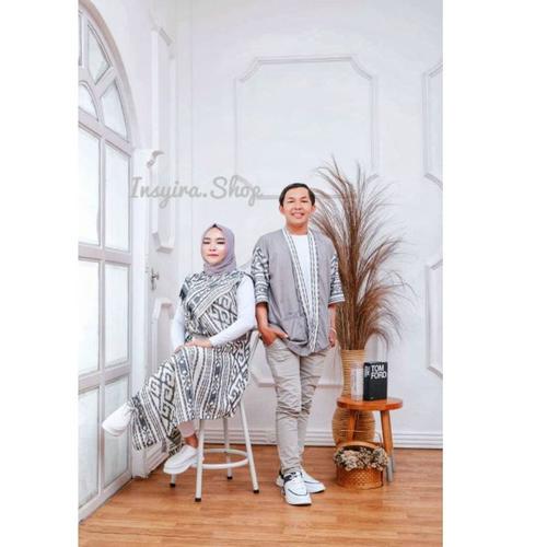 Jual baju sarimbit couple tenun etnik baju pesta-prewedding-kondangan ...