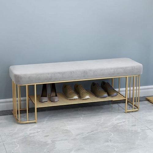 Jual sofa bench minimalis rangka besi . bench sofa stool rak sepatu ...
