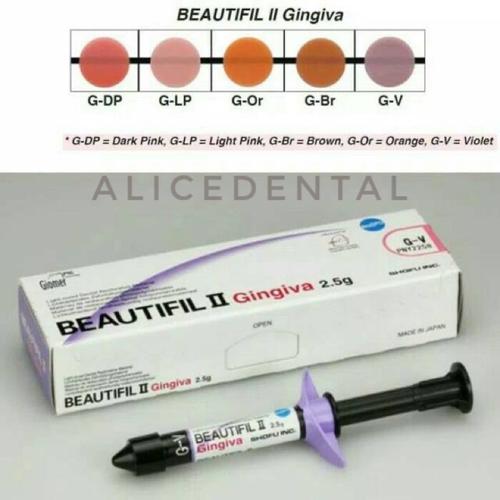 Jual Resin composite gingiva komposit warna gusi gingival brown coklat ...