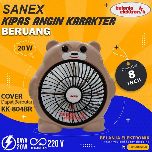 Jual KIPAS ANGIN KOTAK KARAKTER BERUANG 8 INCH SANEX KK-804BR - Jakarta ...