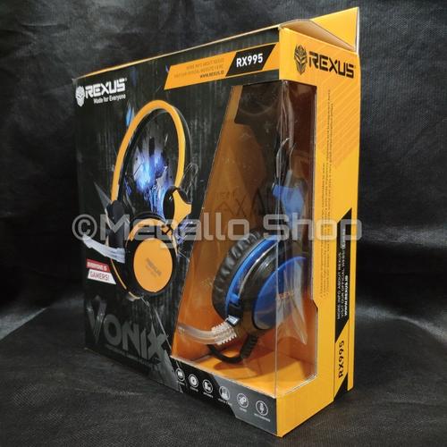 Jual Rexus Vonix RX995 Headset Gaming Garansi Resmi - Biru - Kuning ...