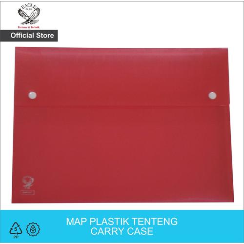 Jual EAGLE Carry File Box Transparan F4 (Folio) Tebal 2 Cm 2 Kancing ...