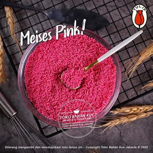 Jual Tulip Meises Warna MERAH MUDA 250gr PINK Chocorice Chocolate Meses ...