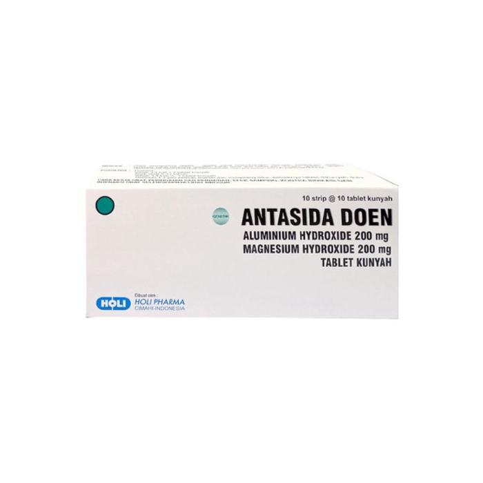 Manfaat Holi Antasida Doen , Kandungan & Aturan Pakai | Tokopedia