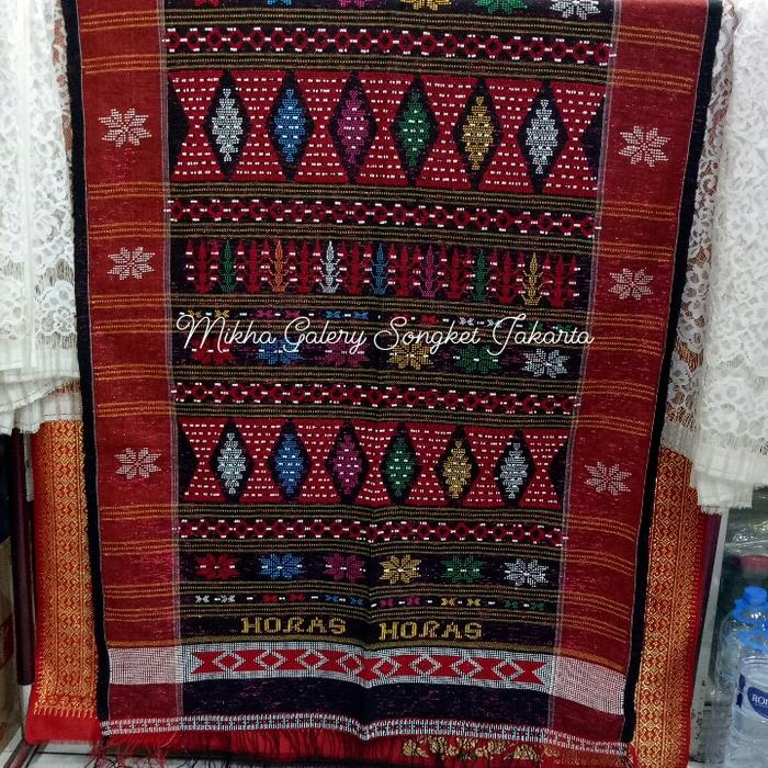 Jual Ulos Sadum Angkola Gorga Hitam - Jakarta Pusat - Ulos Songket Simangunsong | Tokopedia