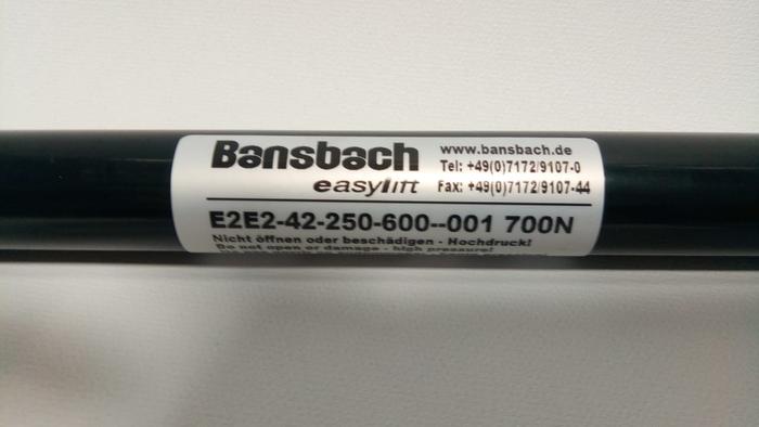 Jual Gas Spring Bansbach E2E2 42 250 600 001 700N/60cm 700N - Kab ...