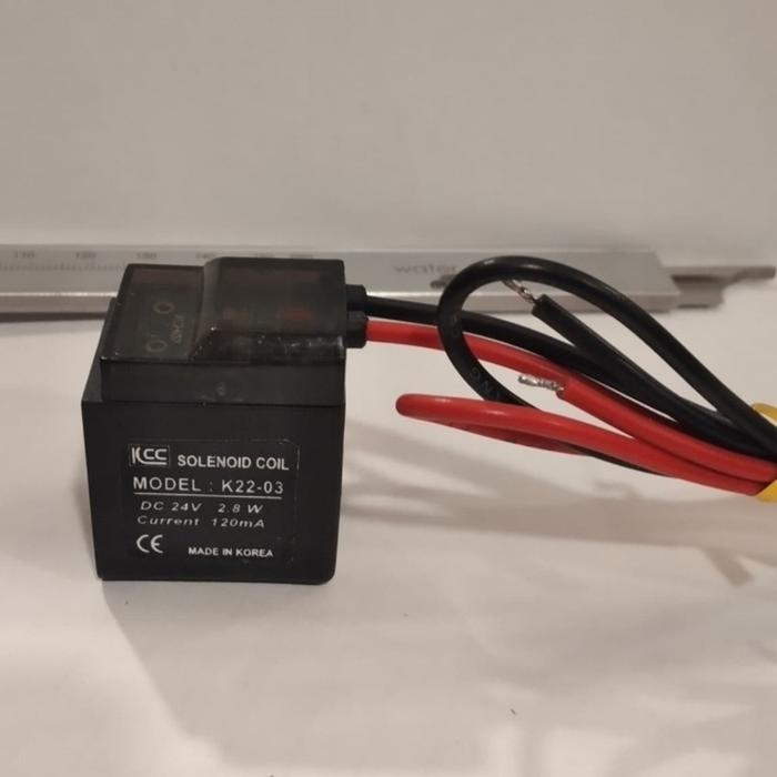 Jual Coil Solenoid Valve KCC 24VDC KABEL - Jakarta Barat - MDM TEKNIK ...