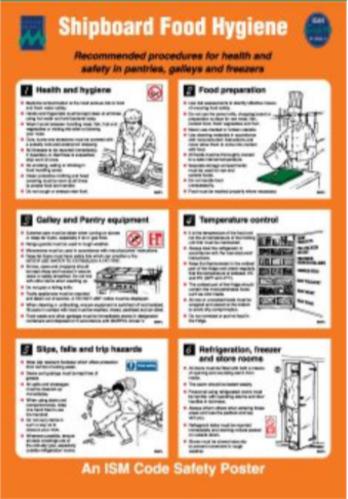 Jual Poster Safety Kapal IMO Food hygiene poster IMPA 331544 - Kota ...