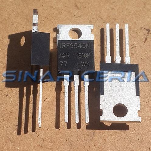 Jual MOSFET P-Channel Power IRF 9540 IRF9540N 3A 100V 0.117 Ohm ...
