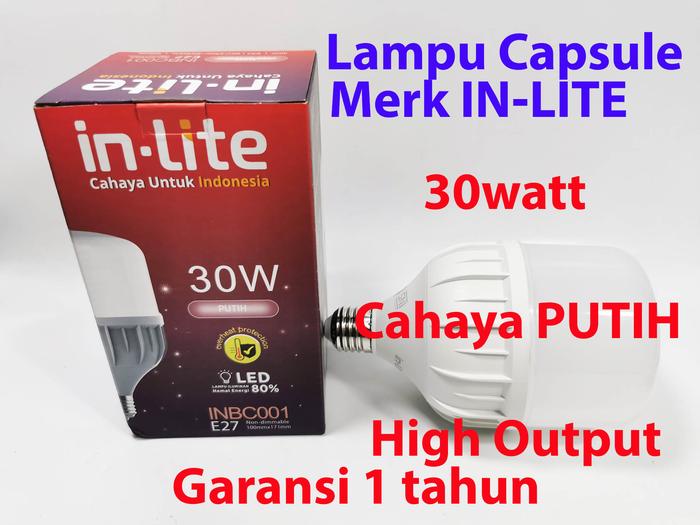 Jual cahaya PUTIH lampu led capsule 30w merk in-lite inlite in lite 1 thn - Jakarta Pusat ...