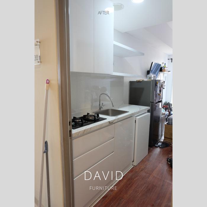 Jual kitchen set modern hpl aica pure core granit laminate - Jakarta ...