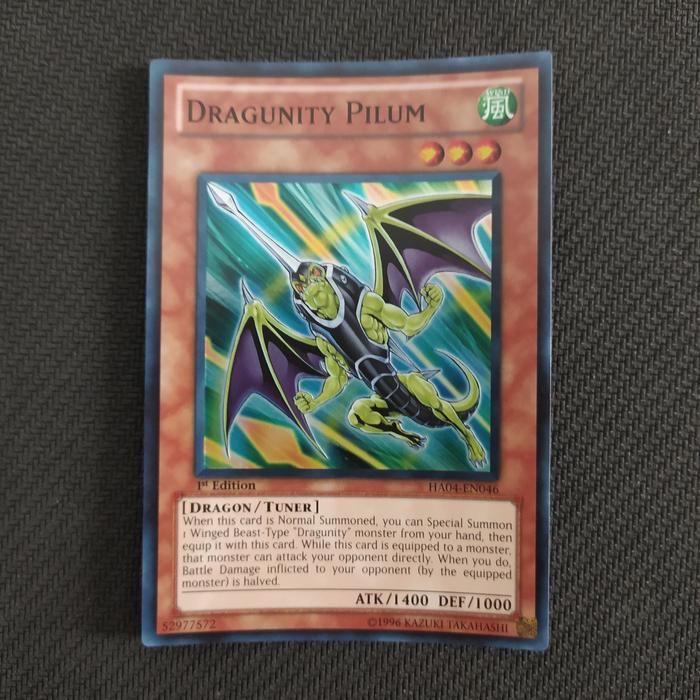 Jual Dragunity Pilum HA04 1st super rare Kartu Yugioh TCG - Kota ...
