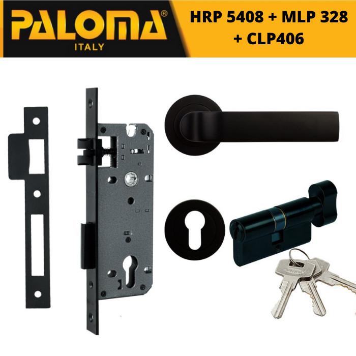 Jual PALOMA HRP 5408 MLP 328 CLP 406 PAKET HANDLE GAGANG PINTU BLACK HITAM - Jakarta Barat ...