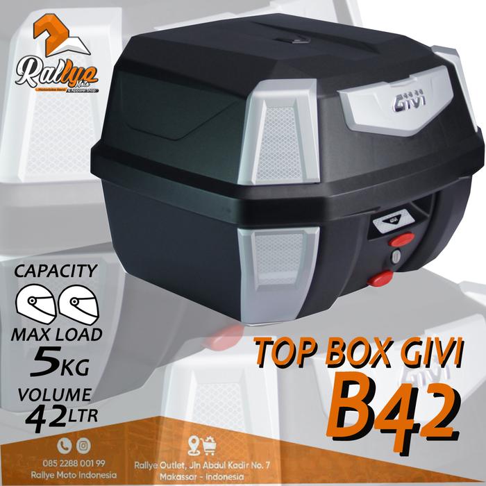 Jual givi b42n antartica box b42 42 liter - Kota Makassar - Rallye Moto Indonesia | Tokopedia