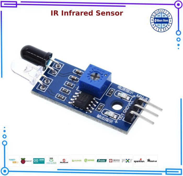 Jual IR Infrared Obstacle Avoidance Sensor Module for Arduino 3 Kabel ...