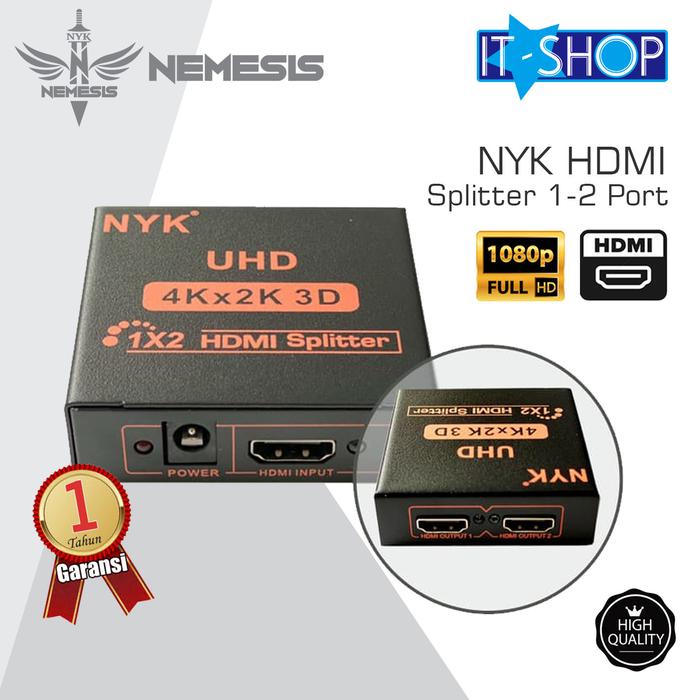 Jual NYK HDMI Splitter 1-2 Port - Kota Surabaya - IT-SHOP-ONLINE ...