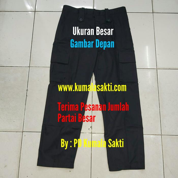 Jual Celana PDL Biru Polos Jumbo-Seragam PDH PDL Security Satpam-Safari ...