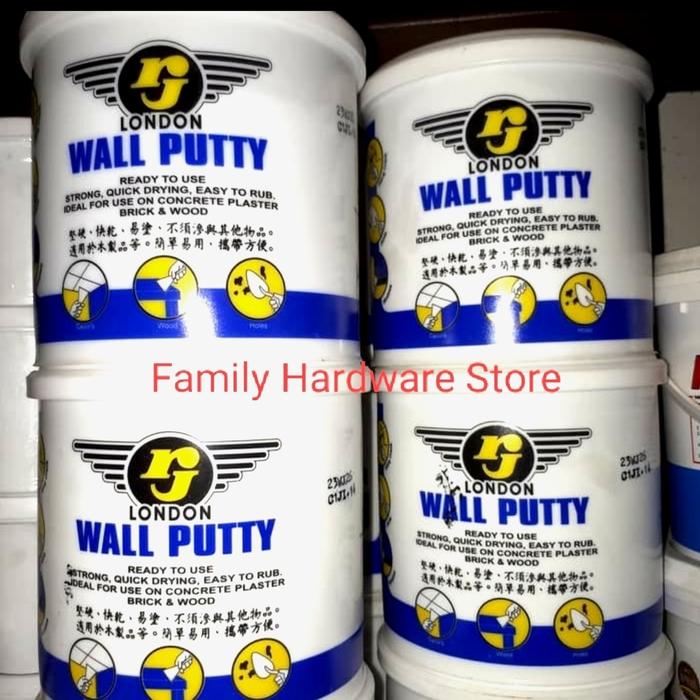Jual dempul RJ wall PuTTY 1 kg/ dempul dinding, tembok, kayu / plamir ...