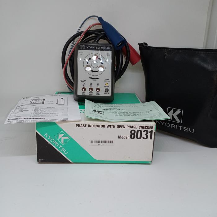 Jual KYORITSU PHASE INDICATOR WITH OPEN PHASE CHECKER MODEL 8031 ...