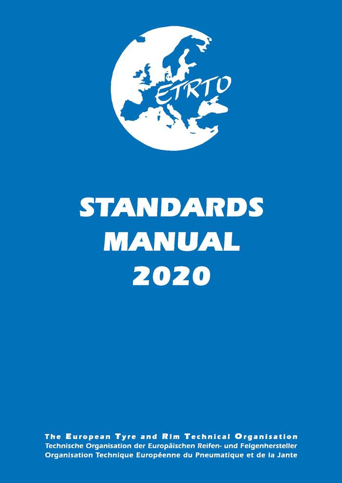 Jual Buku ETRTO Standards Manual 2020 tyres rims valves for ground ...